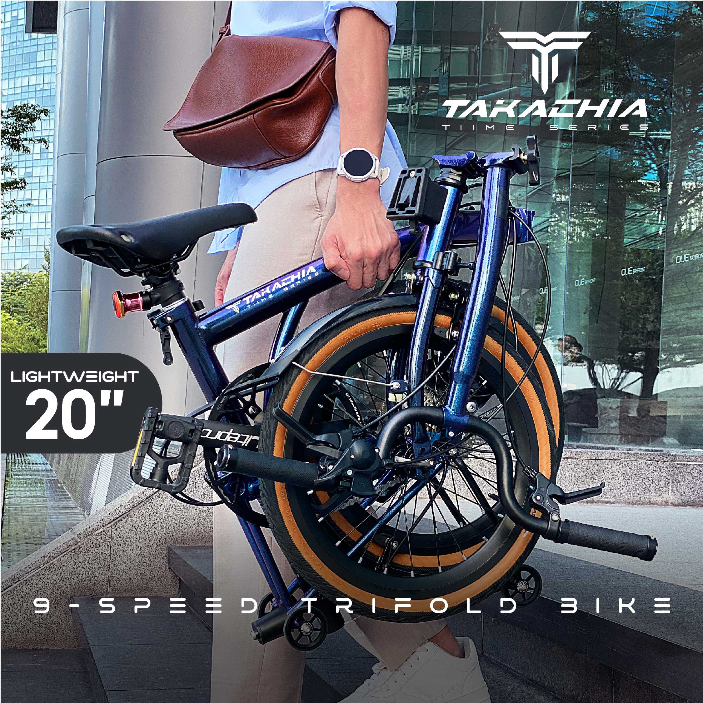 TAKACHIA® TIIME SERIES TRIFOLD BIKE - C20 – Begasso.sg